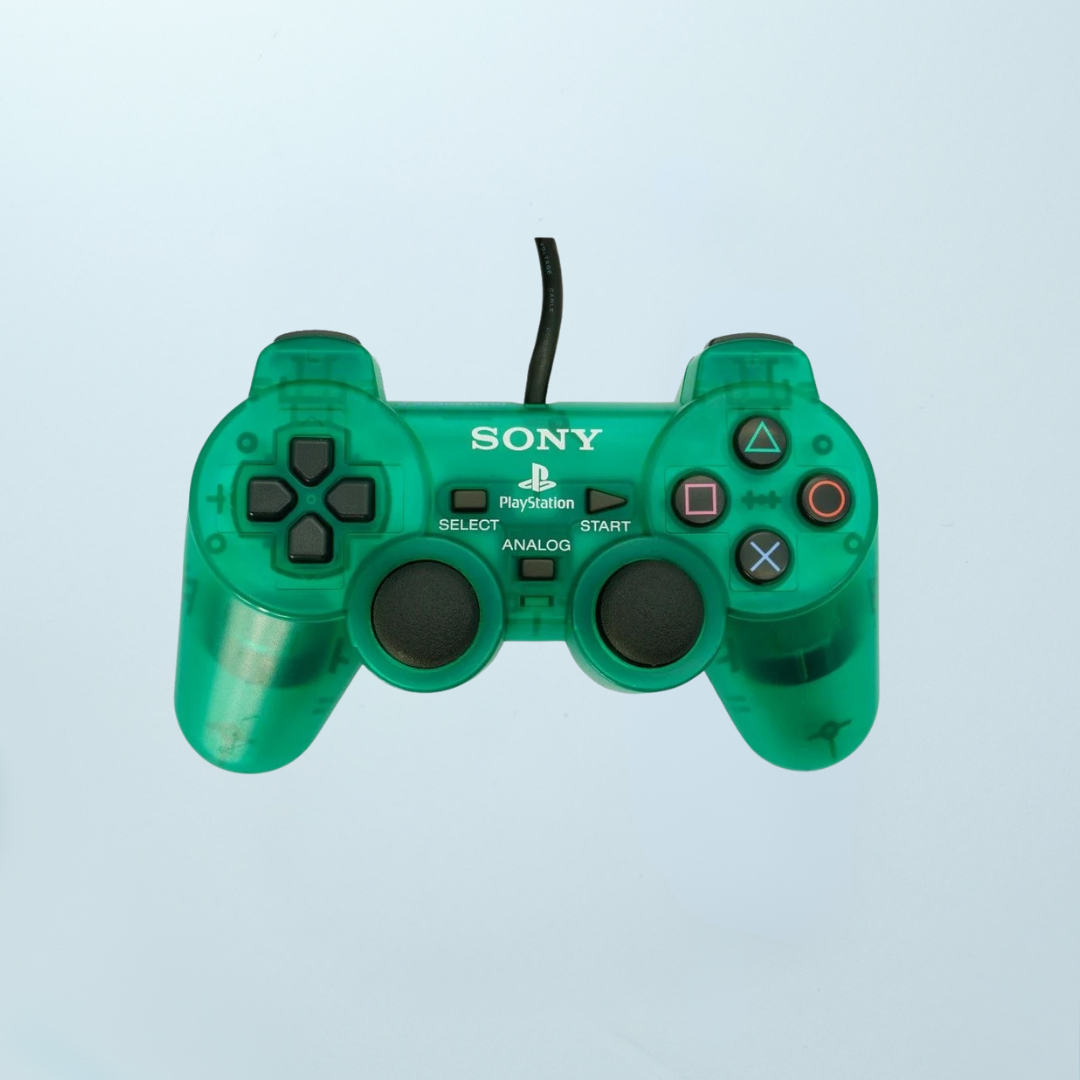 PlayStation 1 DualShock Controller - Emerald Green